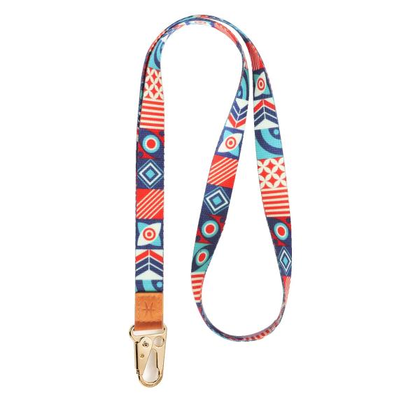 ・Our designer long lanyards made of the soft polyester strap and genuine leather. High-Quality metal clasp provides you ...