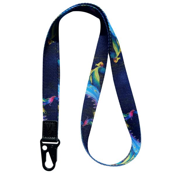 ・Our designer long lanyards made of the soft polyester strap and genuine leather. High-Quality metal clasp provides you ...