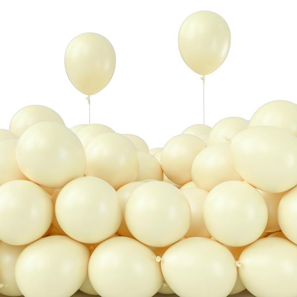 ・Package includes: 5 inch pastel yellow balloons (50 pcs), in a solid consistent color that brings vibrant energy, can w...