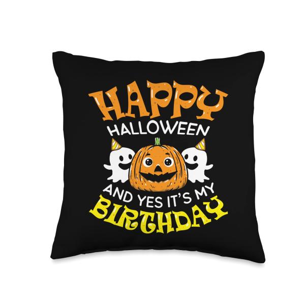 ・Happy Halloween and Yes it's My Birthday, Get this fun Happy Halloween and Yes it's My Birthday design, Perfect easy, l...
