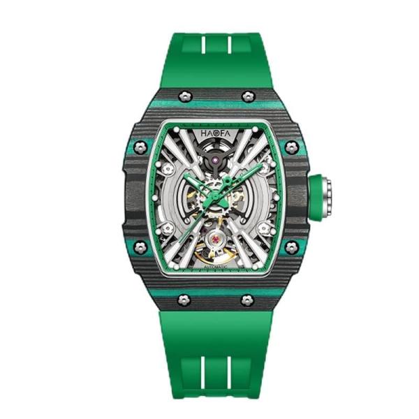 ・Skeleton Automatic Mechanical Watch: Men's automatic skeleton watch, equipped with 2H201 automatic skeleton movement, 4...