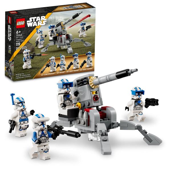 ・Build Your Squadron - With this Star Wars building toy, kids build the Clone Squadron with 4 minifigures and an AV-7 an...