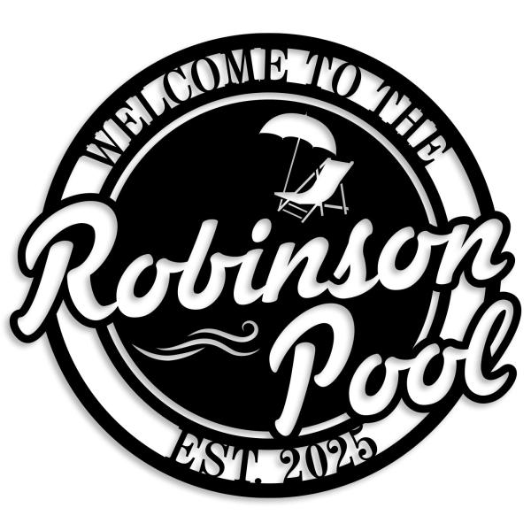・Personalized Pool Decoration: Personalized pool metal sign add a unique touch that will make your house the star of the...