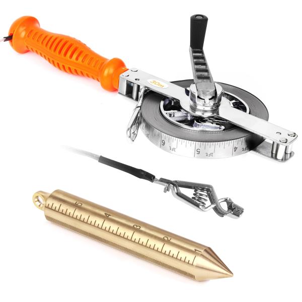 ・【20oz Brass Plumb Bob】Upgraded from 350g/12oz, the 560g/20oz brass plumb bob will catering to your various requirements...