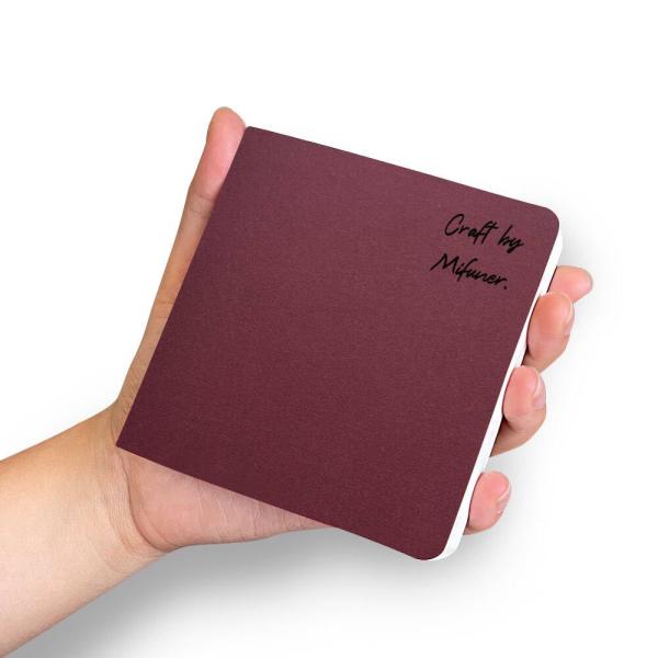 ・30 Sheets (62 Pages) Hardcover Sketch Book :3.9x3.9 Inch Warm White Paper, each sheet of this features a double sided t...