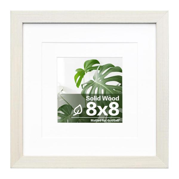 ・MULTIPLE PHOTOS DISPLAY: Our 8x8 picture frame is a Ideal decor frame for 8x8 inches picture or print, also for 4x4 or ...