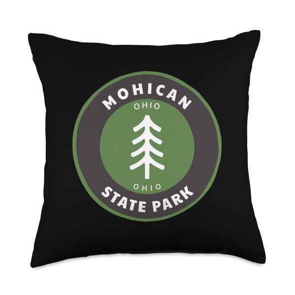 ・This retro Mohican State Park OH badge design features a beautiful Ohio forest. The perfect Ohio gift or souvenir for a...