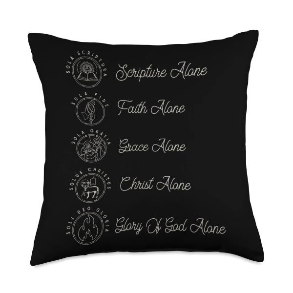 ・Grab this Reformation Day design to celebrate it. 5 solas are Sola, grace alone, Gratia, Sola ,faith alone, Fide, Solus...