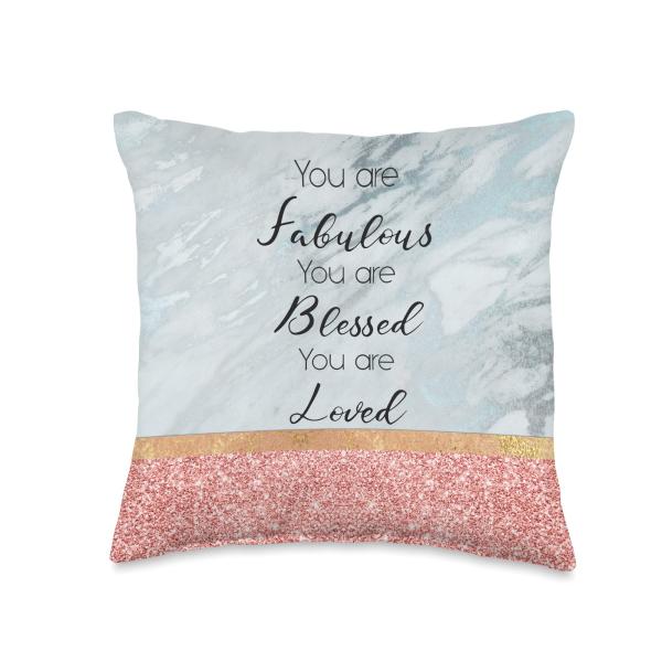 ・Fabulous quote for women who are blessed and loved while being fabulous. Perfect for a housewarming for a Christian gir...