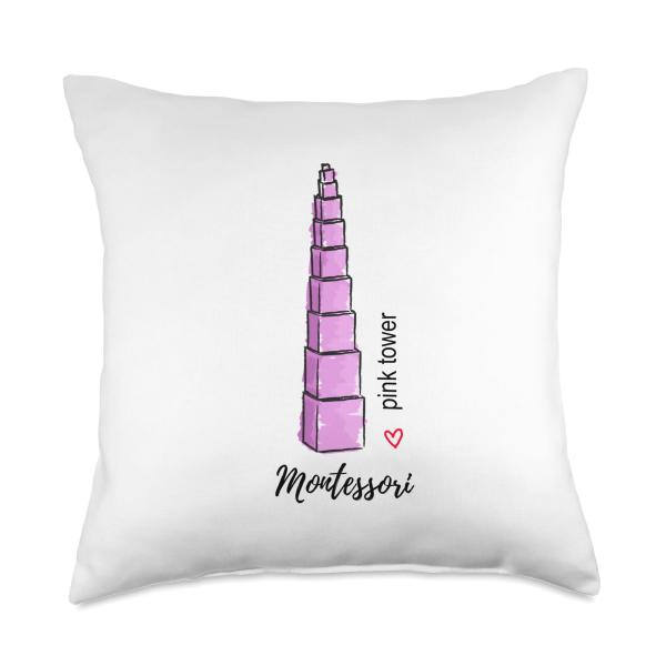 ・Montessori Education design. I love Montessori Pink Tower is the perfect gift for Montessori teacher, homeschooler, stu...