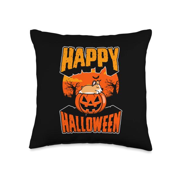 ・This Happy Halloween Party Cute Napping Kawaii Corgi Dog Pumpkin Halloween party merch was designed with passion for cl...