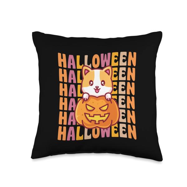 ・This Corgi Dog Pumpkin 70s 80s Retro Vintage Style Halloween Halloween party merch was designed with passion for classi...