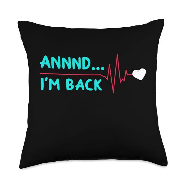 ・Annnd... I'm Back. Great CABG Survivor Outfit. Perfect for everybody who had a open heart bypass surgery. Funny get wel...