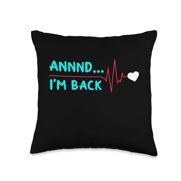 ・Annnd... I'm Back. Great CABG Survivor Outfit. Perfect for everybody who had a open heart bypass surgery. Funny get wel...