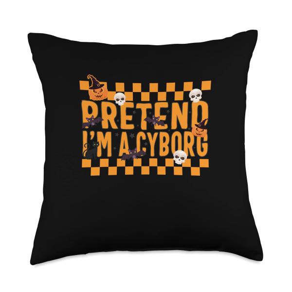 ・Perfect birthday and Christmas Gift For Pretend I'm A Cyborg Costume Funny Lazy Halloween Party Spooky Family Matching ...