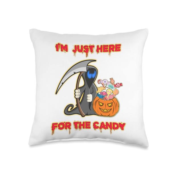 ・I'm Just Here for the Candy Funny Ghost Halloween Sweets: Be that thoughtful friend who always thinks of his close ones...