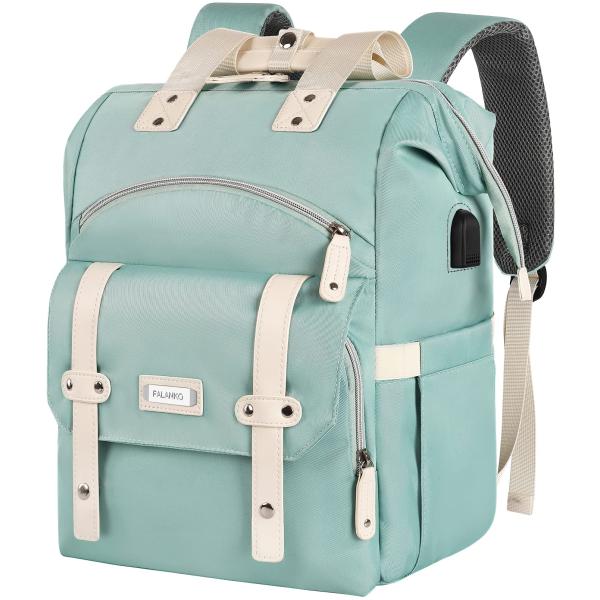 ・[Large Travel laptop backpack]: Size:11.4"x 7"x 15.7" (L*W*H), Capacity: 20L. This travel laptop Backpack designed with...