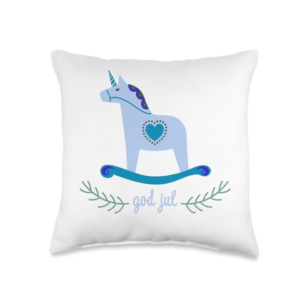 ・This nordic design is ideal for every Swede who thinks about Dala horses at christmas eve. Its showing a beautiful colo...