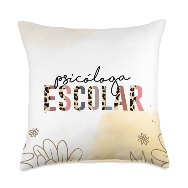・This Psicologa Escolar item, featuring a handwriting and leopard design, is gonna make a great gift for a dedicated Psy...
