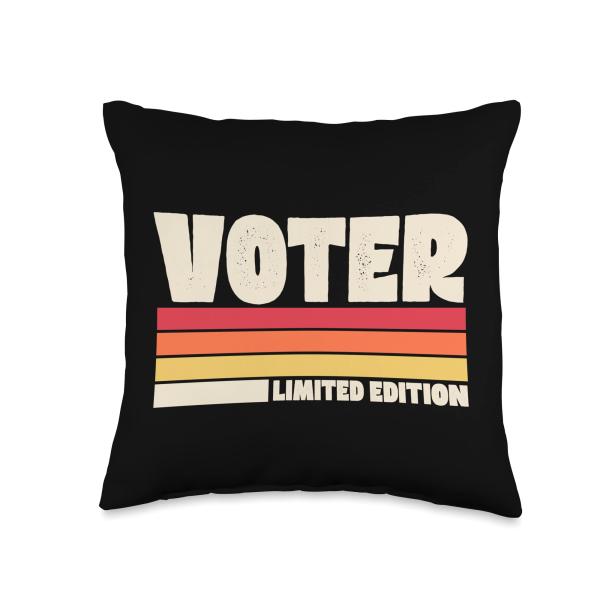 ・This Voter Limited Edition Distressed Retro Vintage Style collection of patriotic voter merch, trendy pro democracy vot...