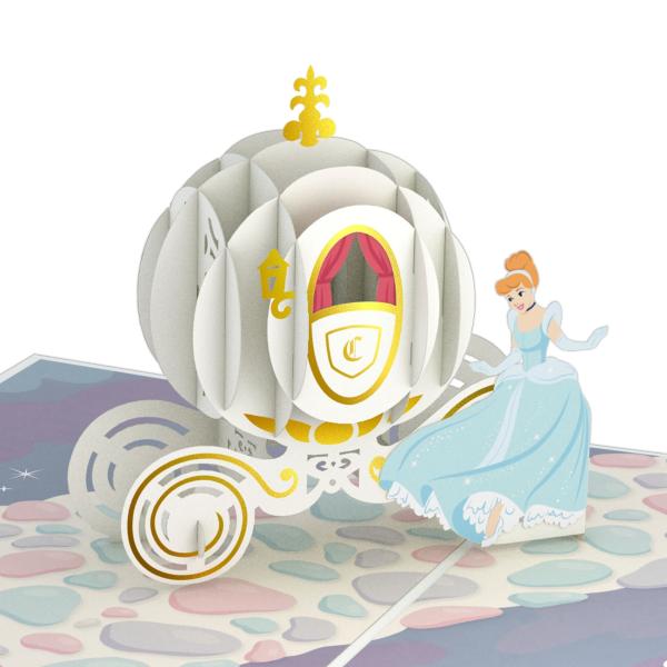 ・Share The Fun: Make their birthday a fairy-tale come true! This enchanting Disney's Cinderella pop-up card features the...