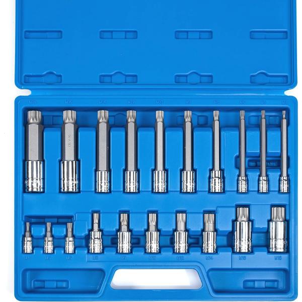 ・TRIPLE SQUARE SOCKET SET: This versatile set features 20 triple square bit set. Triple-square spline socket also known ...