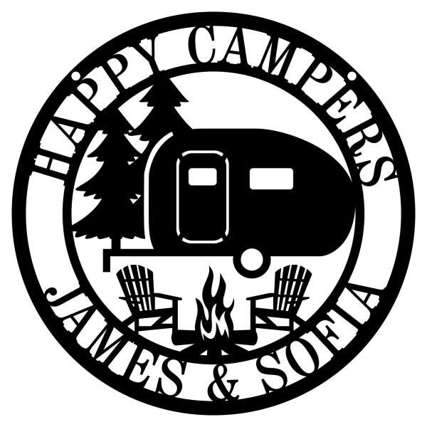 ・【Personalized Decor 】This gorgeous camper metal signs customized is handcrafted by metal artisans to create the perfect...