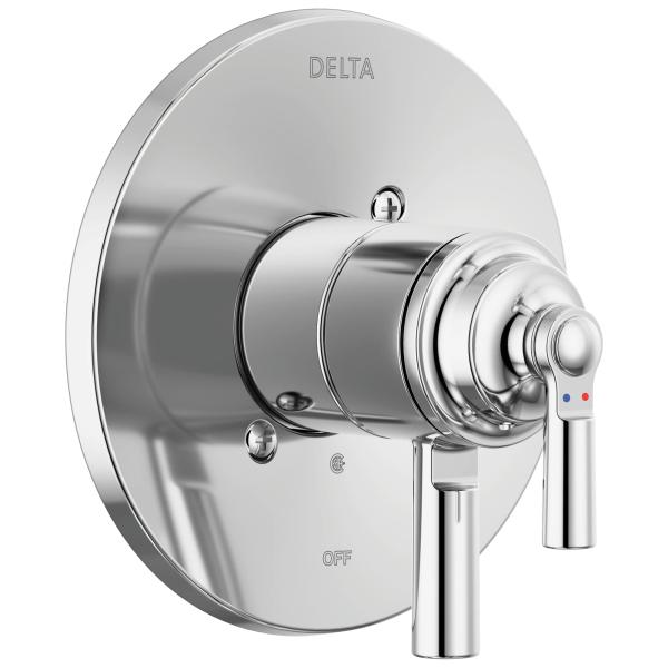 ・粗い別売: トリムキットのみ。DeltaのMultiChoiceユニバーサルシャワーバルブを別途購入してユニットを完成させます(推奨ラフインバルブモデルR10000-UNBXHF)。・急激な温度変化からの保護: モニター圧力バランスバルブ...