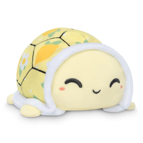 ・Compact Reversible Plushie: This 4-inch turtle plush flips between two expressive sides for quick, playful mood changes...