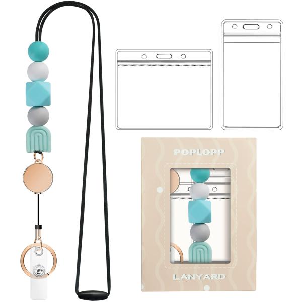 ・【Premium ＆ Safty Material】 Our retractable lanyard has a food grade silicon is made. Smooth Edge. No Special Smell. The...