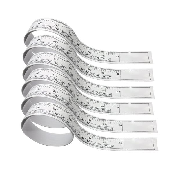 ・【Nice work performance】With accurate and clear measurement, the adhesive ruler tapes are waterproof, not easy to fall o...