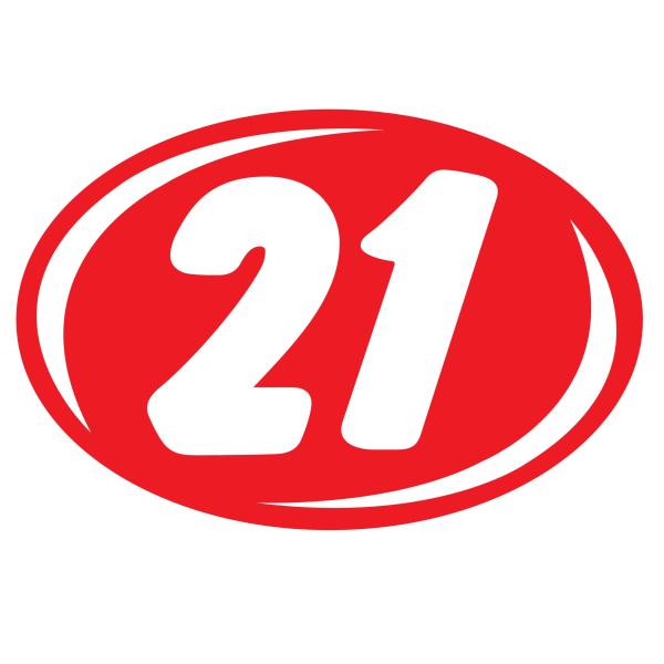 ・Let them know the vehicle's year model with our BOLD YEAR MODEL SIGNS! MADE IN THE USA・Two Digit Year Oval, adhesive wi...