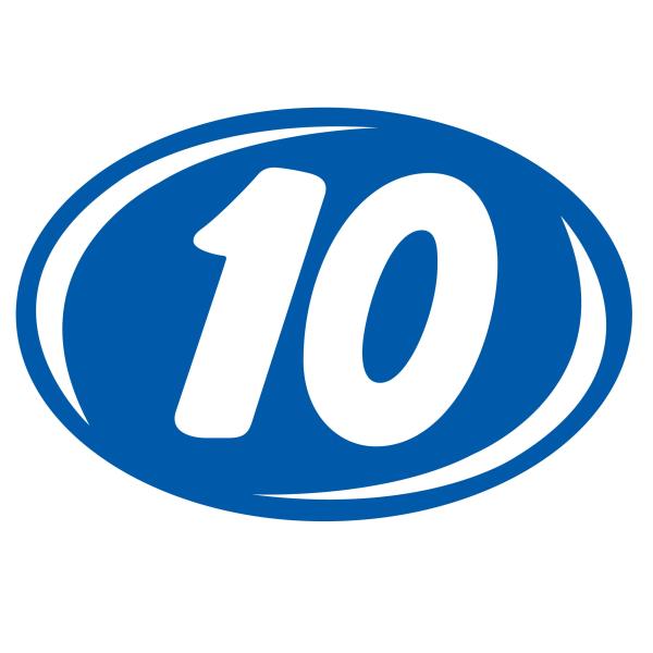 ・Let them know the vehicle's year model with our BOLD YEAR MODEL SIGNS! MADE IN THE USA・Two Digit Year Oval, adhesive wi...