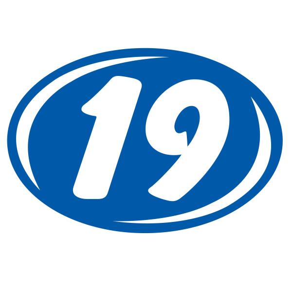 ・Let them know the vehicle's year model with our BOLD YEAR MODEL SIGNS! MADE IN THE USA・Two Digit Year Oval, adhesive wi...