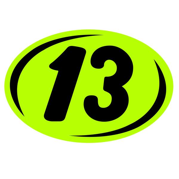・Let them know the vehicle's year model with our BOLD YEAR MODEL SIGNS! MADE IN THE USA・Two Digit Year Oval, adhesive wi...