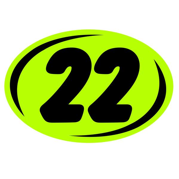 ・Let them know the vehicle's year model with our BOLD YEAR MODEL SIGNS! MADE IN THE USA・Two Digit Year Oval, adhesive wi...