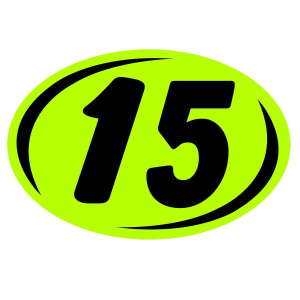・Let them know the vehicle's year model with our BOLD YEAR MODEL SIGNS! MADE IN THE USA・Two Digit Year Oval, adhesive wi...
