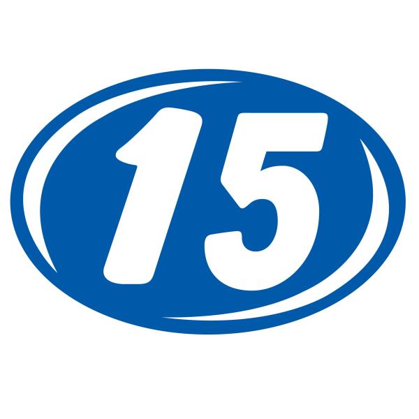 ・Let them know the vehicle's year model with our BOLD YEAR MODEL SIGNS! MADE IN THE USA・Two Digit Year Oval, adhesive wi...
