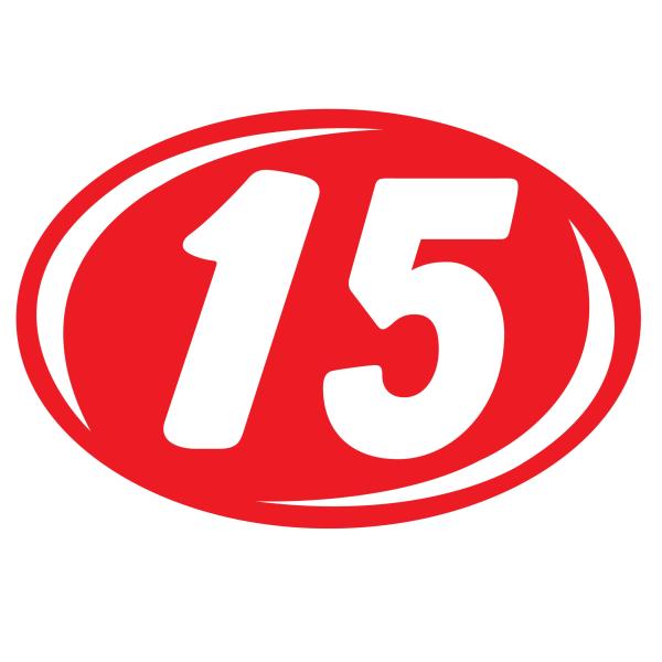 ・Let them know the vehicle's year model with our BOLD YEAR MODEL SIGNS! MADE IN THE USA・Two Digit Year Oval, adhesive wi...