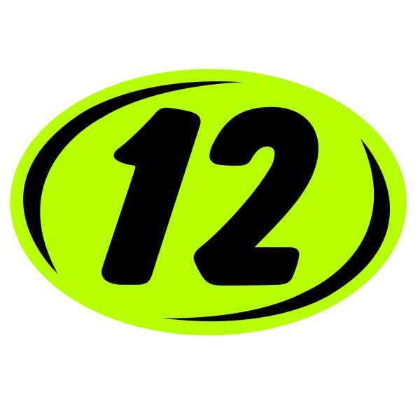 ・Let them know the vehicle's year model with our BOLD YEAR MODEL SIGNS! MADE IN THE USA・Two Digit Year Oval, adhesive wi...
