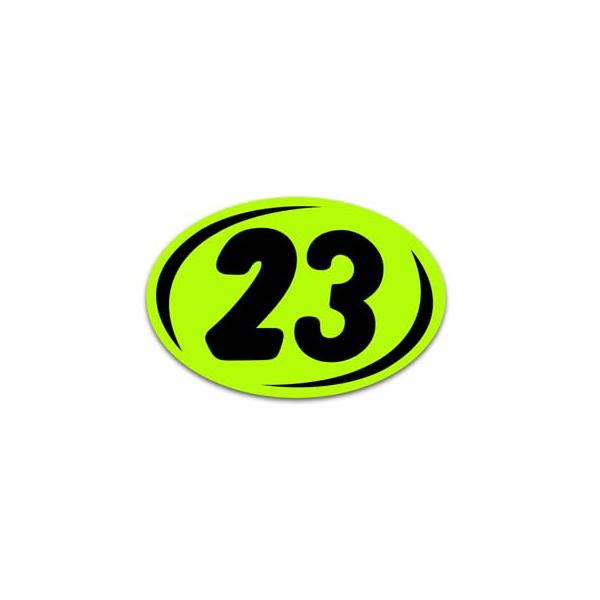 ・Let them know the vehicle's year model with our BOLD YEAR MODEL SIGNS! MADE IN THE USA・Two Digit Year Oval, adhesive wi...