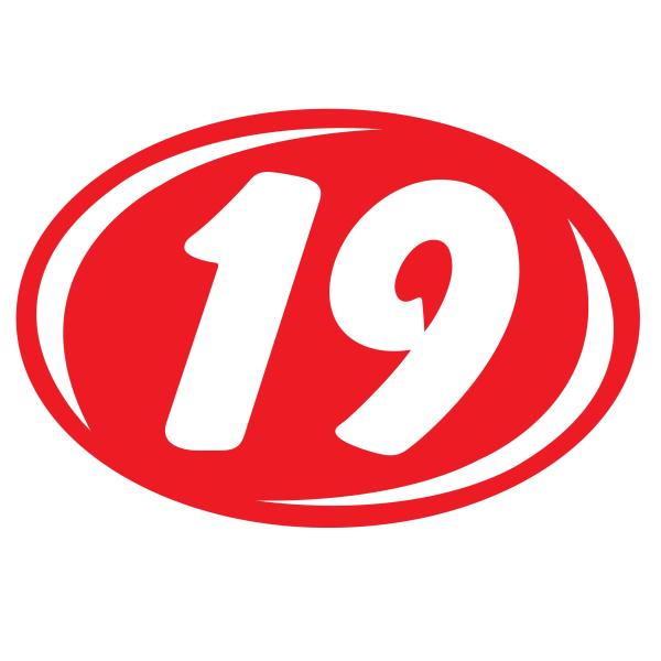・Let them know the vehicle's year model with our BOLD YEAR MODEL SIGNS! MADE IN THE USA・Two Digit Year Oval, adhesive wi...