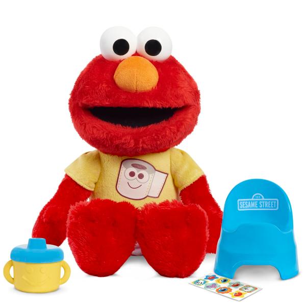 ・Includes: Elmo feature plush, 1 sippy cup, 1 play potty, 1 sticker sheet.・Potty Time with Elmo: Make potty training mor...