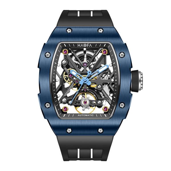 ・Men's Automatic Mechanical Watch: The hollow mechanical watch is equipped with a 1HC5 automatic mechanical movement, 72...