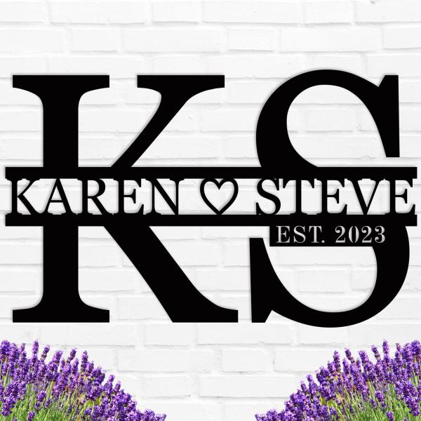 ・Rustic Charm to Your Home:This metal name signs personalized is handcrafted by metal artisans to create the perfect hom...