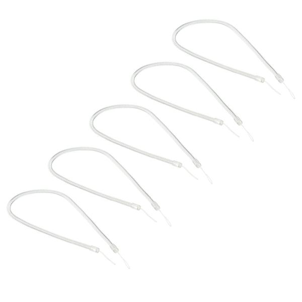 ・Color: Clear; Spring Diameter: 6mm / 0.24 inch; Spring Length: 150mm / 5.91 inch; Spring Stretched Length: 650mm / 25.5...