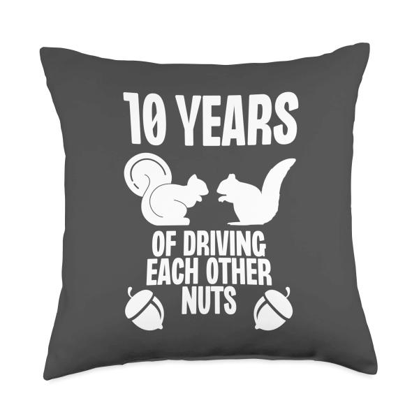 ・Great couple design for husband and wife who have been married for 10 years.・Squirrels husband and wife design with tex...