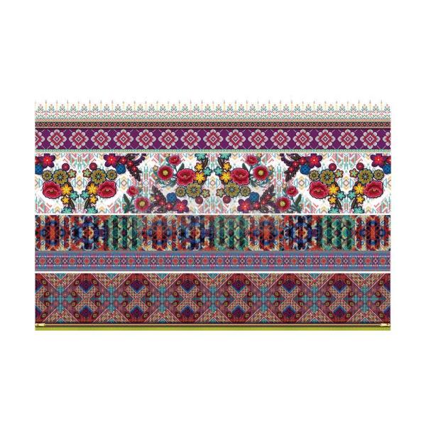 ・Prima Cece or Sew It Seemsで再デザイン - 合計24インチx35インチ、2枚にカット 転写ウォールデカール DIY 壁紙 ウォールステッカー 壁画 キッチン リビングルーム 寝室 バスルーム ナイトスタンドの装飾...