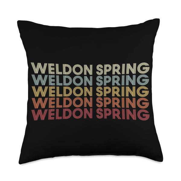 ・Weldon Spring Missouri Weldon Spring MO retro vintage text is a fun design to show hometown pride or makes an awesome s...