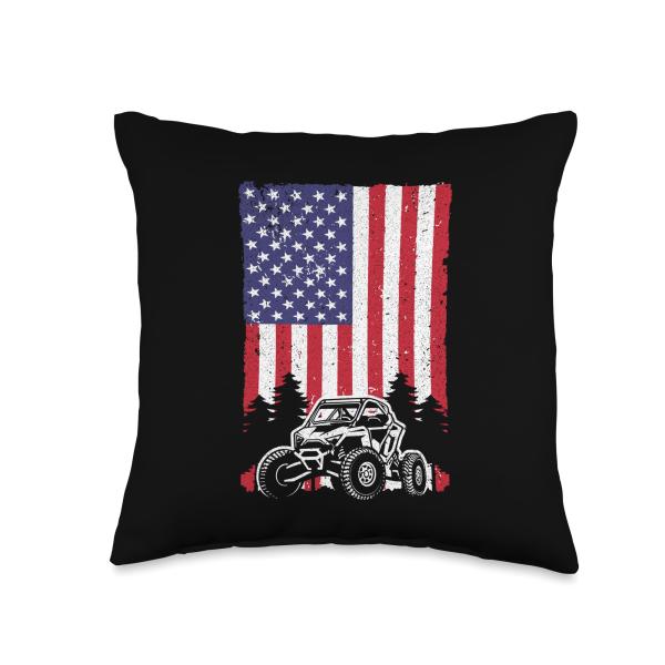 ・Love driving side-by-side utility task vehicle? Cool American flag design for men, women, boys, girls, teens, youth, mo...